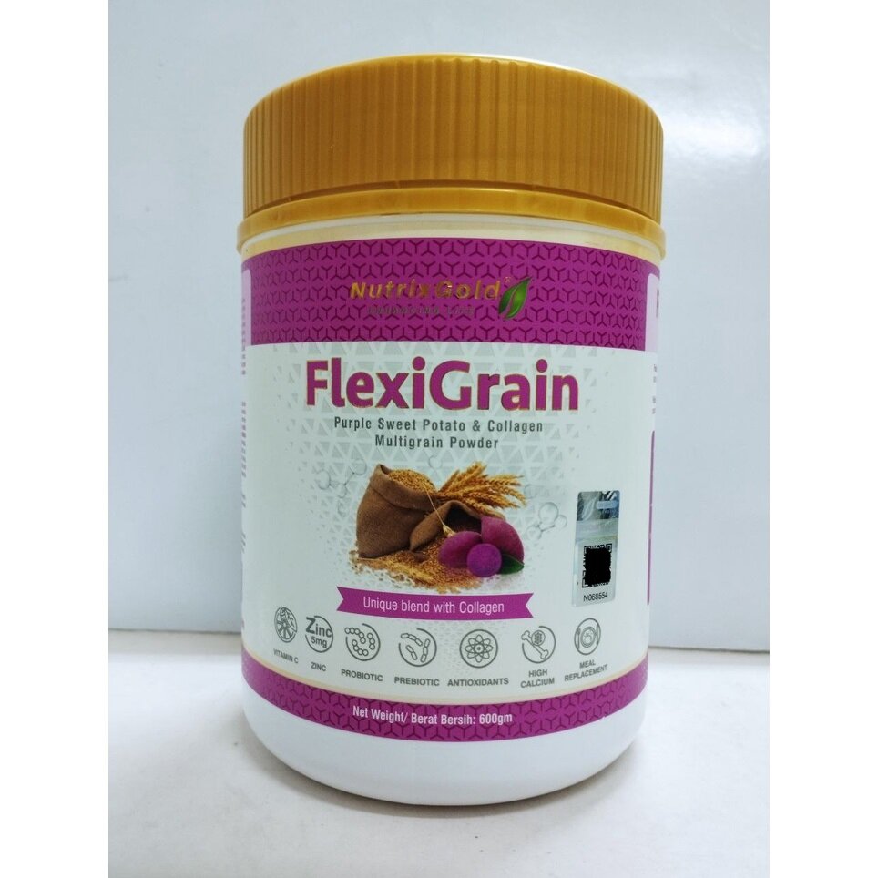 NutrixGold FlexiGrain Purple Sweet Potato & Collagen Multigrain Powder ...