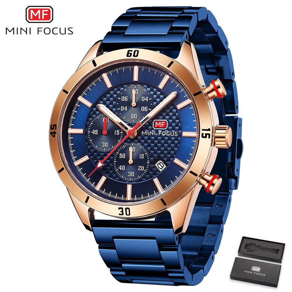 MINI FOCUS นาฬิกาข้อมือมียี่ห้อนาฬิกาสปอร์ตผู้ชายนาฬิกาข้อมือควอตซ์ ...