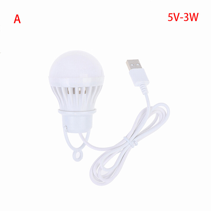 5V 3W-12W USB Bulb Light portable Lamp LED for hiking camping Tent travel Work - weitang7680 ...