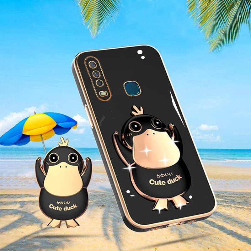 JieFie เป็ดน่ารักสำหรับ VIVO Y12 / Y15 / Y15S / Y15A / Y17 / Y19 / Y30 ...