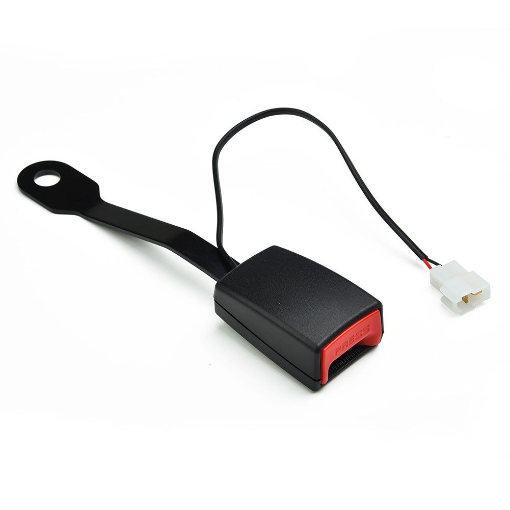 23cm Universal Auto Seat Safety Belt Latch Buckle Plug Adapter W/ Cable ...