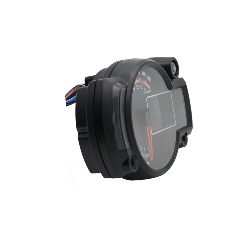 7สี LED รถจักรยานยนต์ RX2N ATV LCD เครื่องวัดความเร็วดิจิตอล Tachometer ...