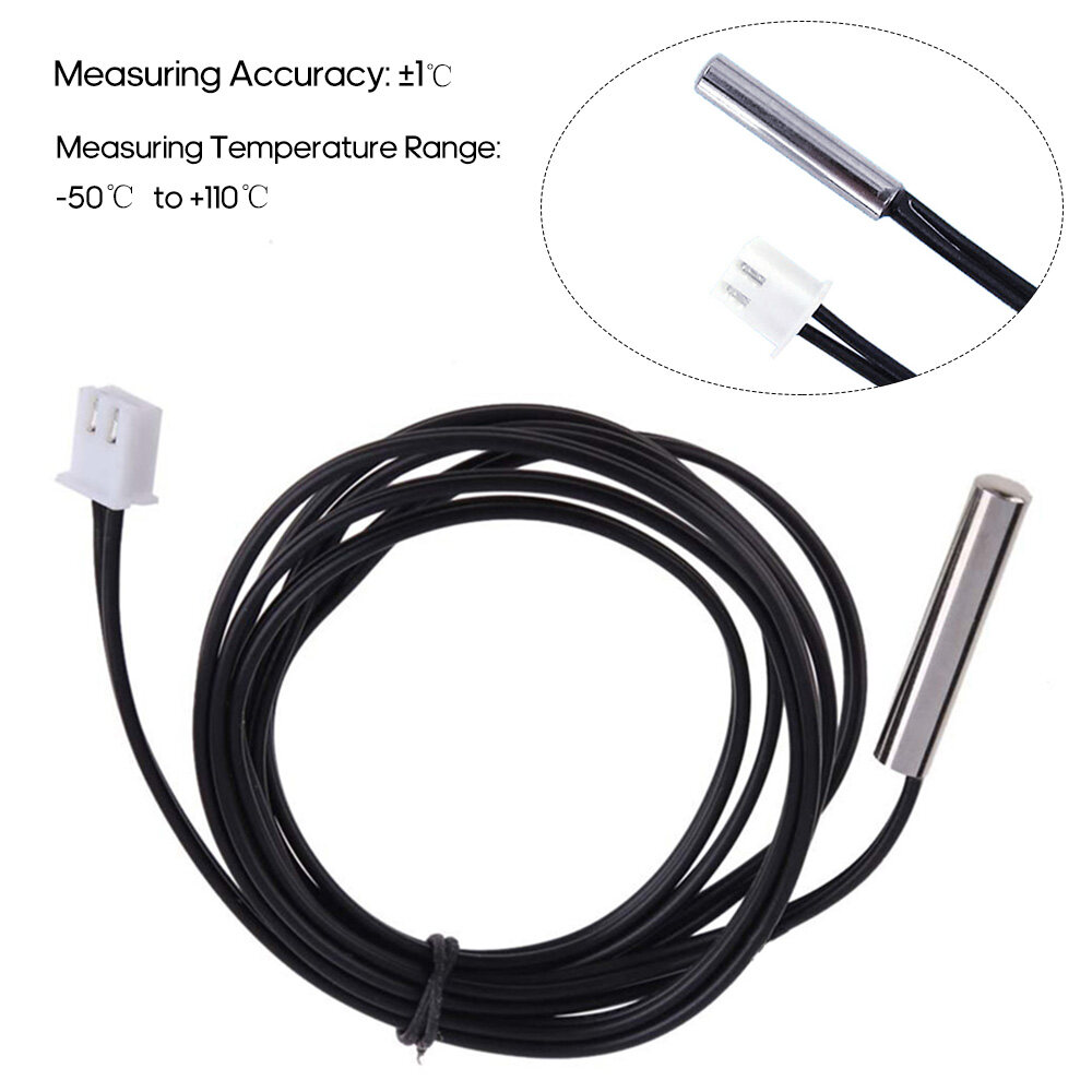 1M Temperature Sensor Probe High Accuracy Water-resistant NTC 10K/B3435 ...