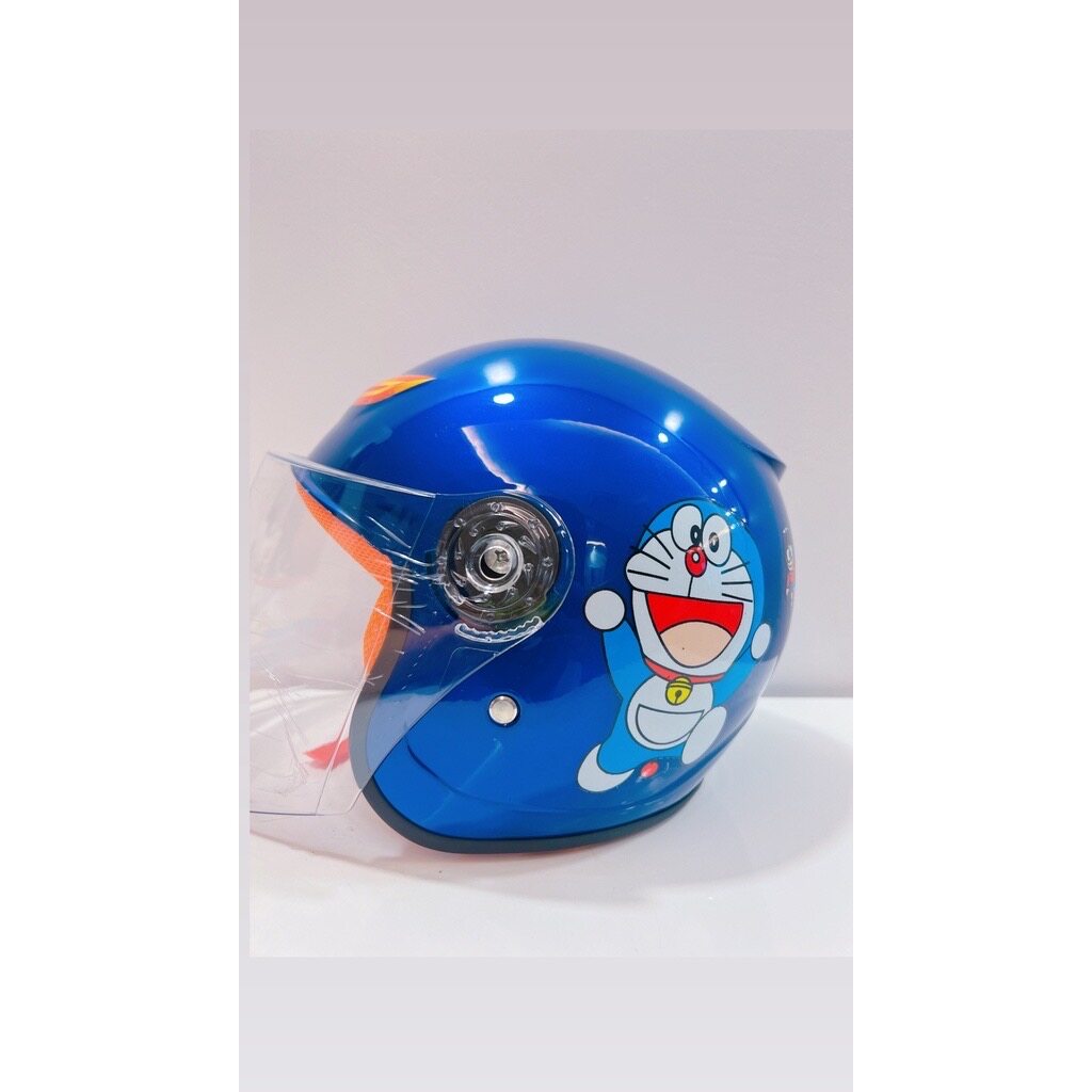 Helmet Motorcycle for Kid Half Face Plain Colour Helmet Cartoon ...