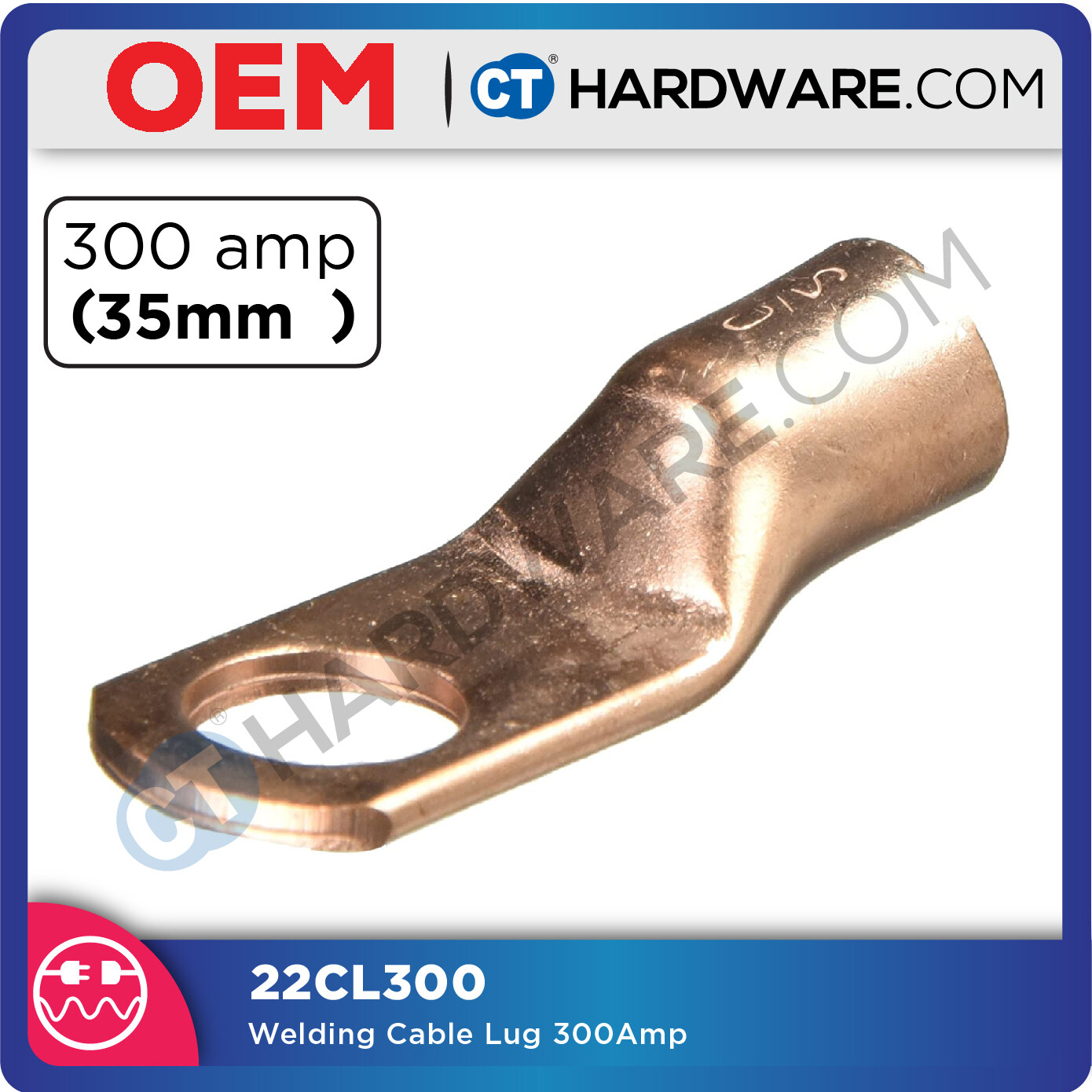 Welding Cable Lug 300Amp | Lazada