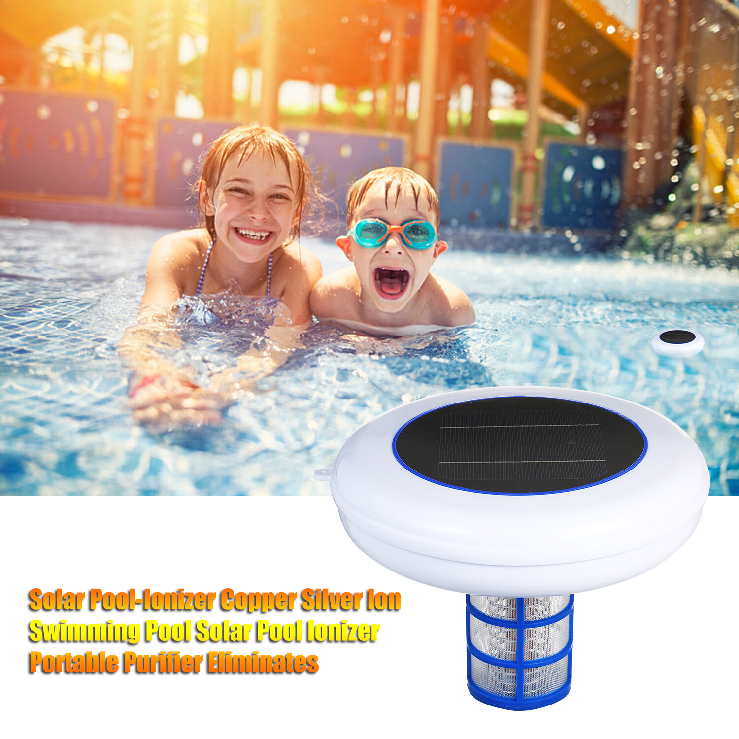 Solar Pool-Ionizer Copper Silver Ion Swimming Pool Solar Pool Ionizer ...