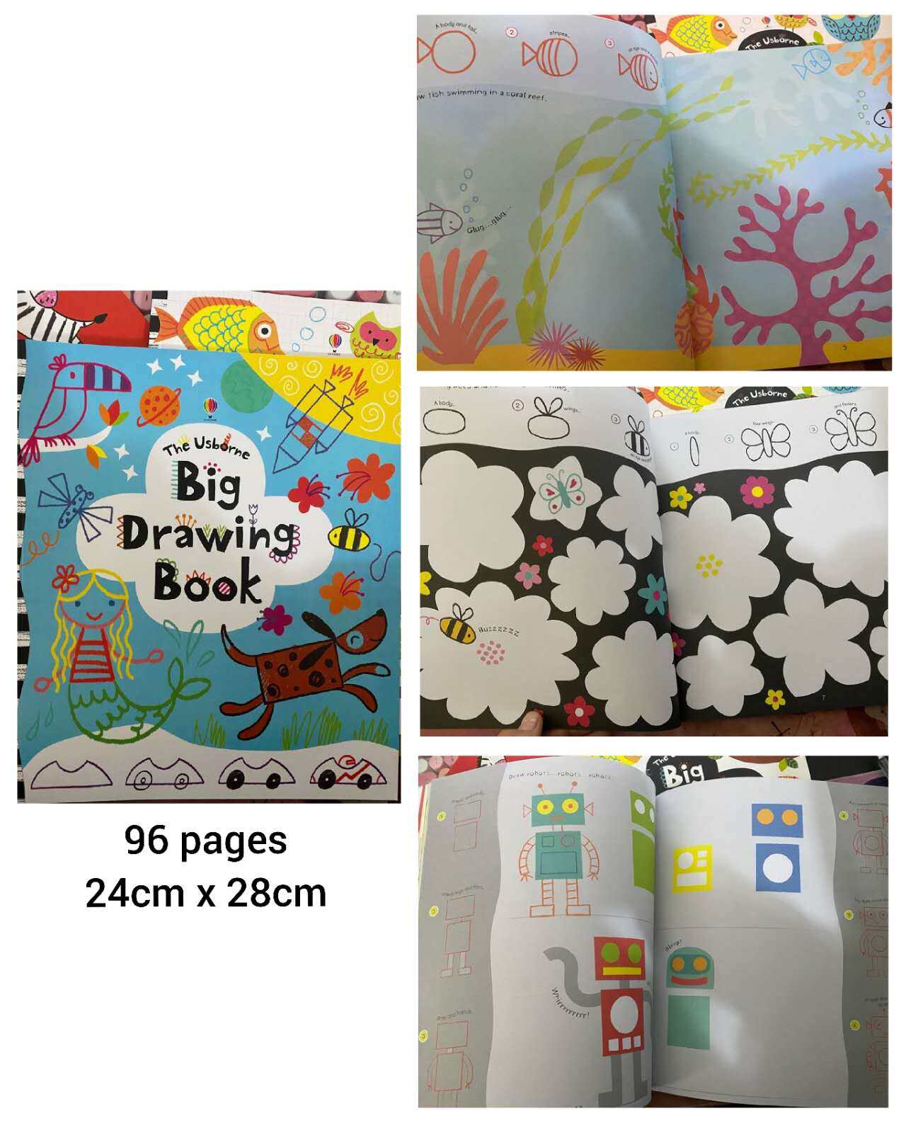 Usborne Activity Book/Clever Kids Activity Book/Usborne A Drawing A Day ...