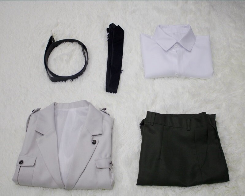 Anime Attack On Titan Costume Marley Officer Uniform Set Investigation ...