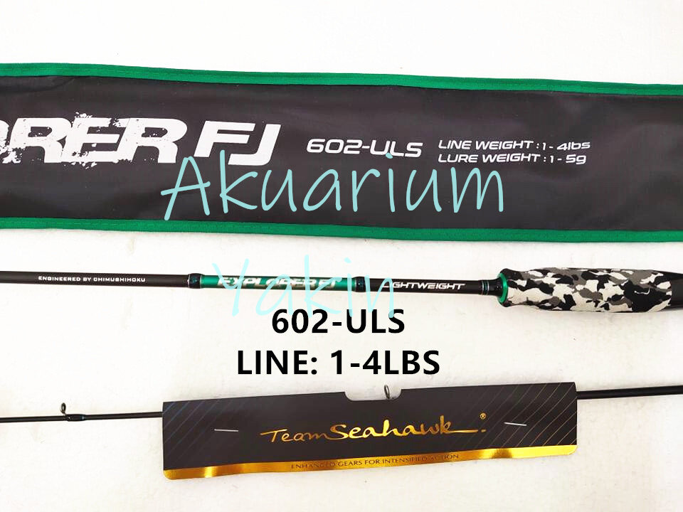 4077 SEAHAWK EXPLORER FJ UL SPINNING ROD ULTRALIGHT 🔥FREE SWIVEL🔥 | Lazada