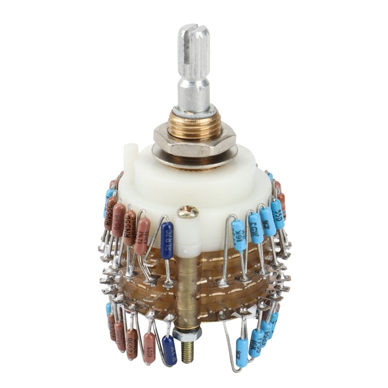 2 Channels Volume Potentiometer 23 Step Attenuator for Amplifier Dale ...