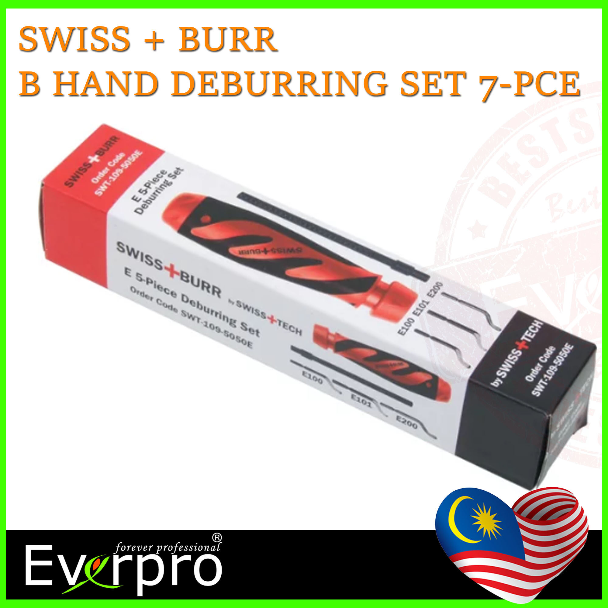 Swiss Burr SWT1095060F E HAND DEBURRING SET 7-PCE | Lazada