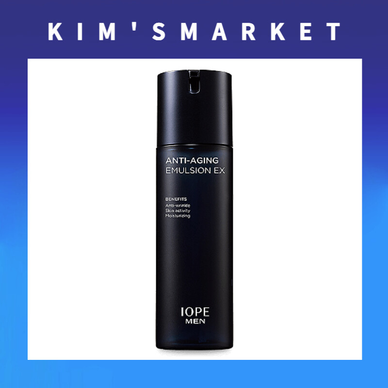 IOPE (120ml) MEN ANTI-AGING EMULSION EX kim's market men's lotion | Lazada