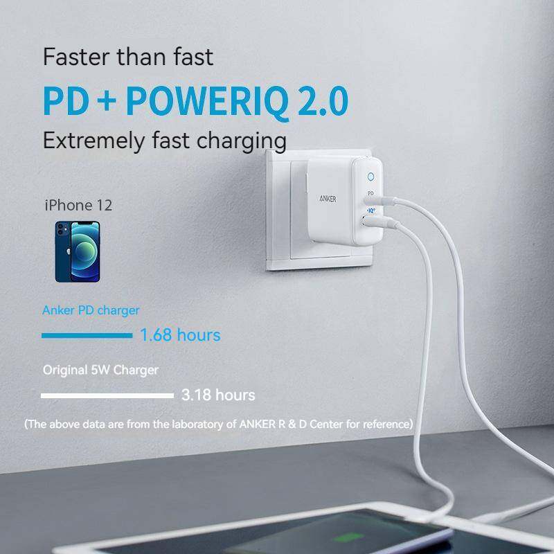 Anker A2636 Powerport PD2 35W PD (20W Max) PIQ2.0(15w Max) USB C USB ...