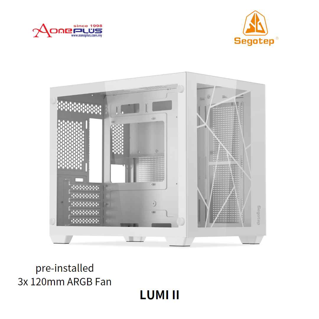(AONE PLUS SS2) Segotep Lumi II Matx PC Case | Lazada