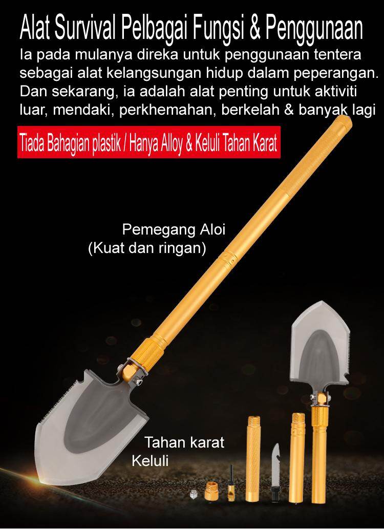 Alat Survival Pelbagai Fungsi & Penggunaan | Lazada