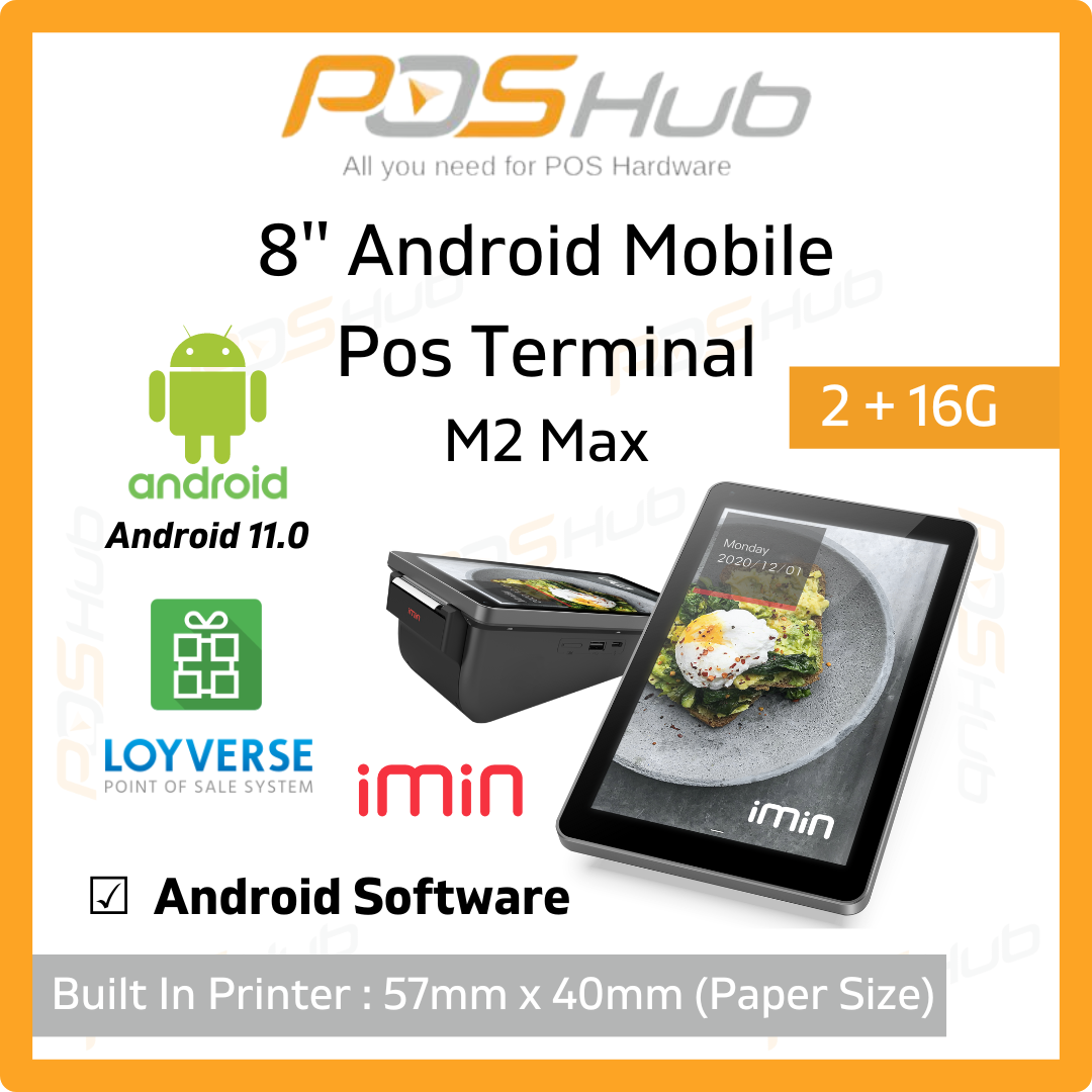 iMin M2 Max Android Mobile POS Terminal 2+16GB | Lazada