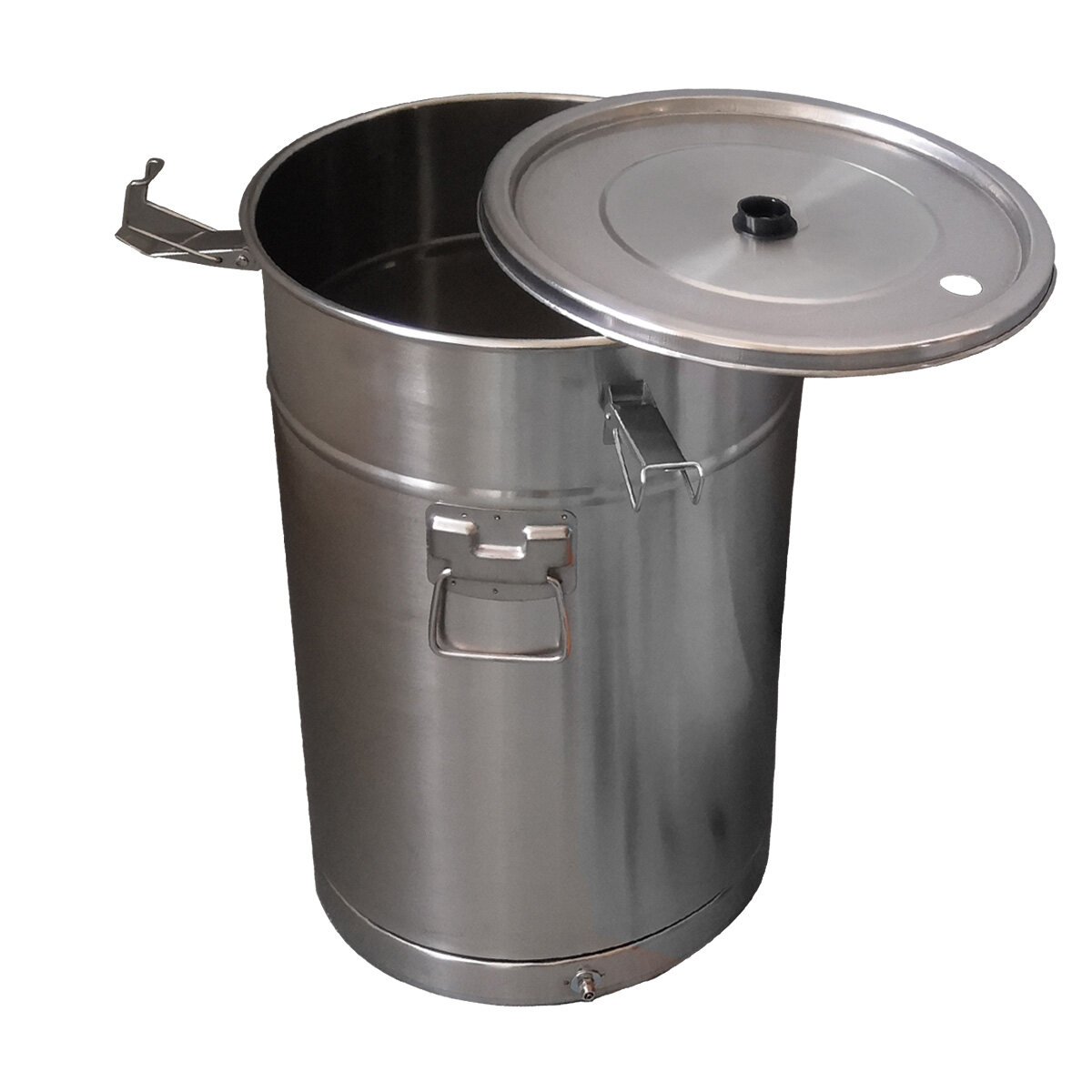 Powder Hopper Barrel Tank Powder Feeder with Powder Injector for powder ...