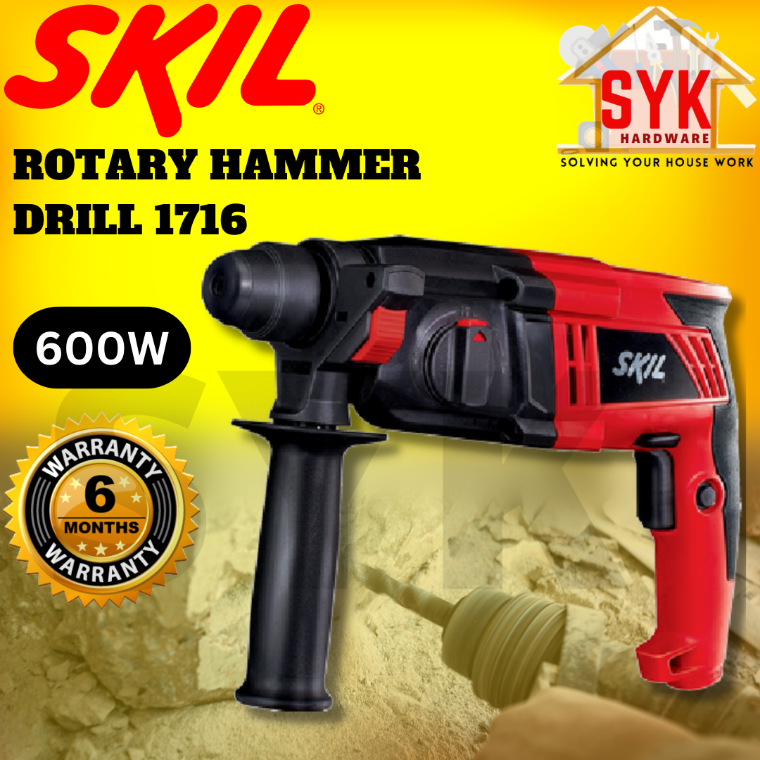 SYK SKIL 1716 Skil Rotary Hammer Drill Machine Electric Power Tools ...