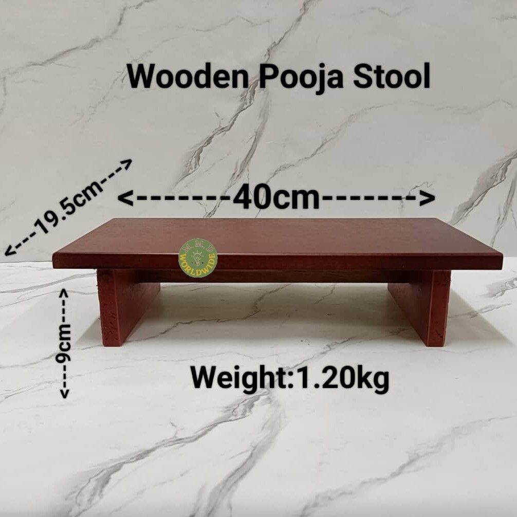 Wooden Pooja Stool/ Kerusi Duduk Tradisional | Lazada