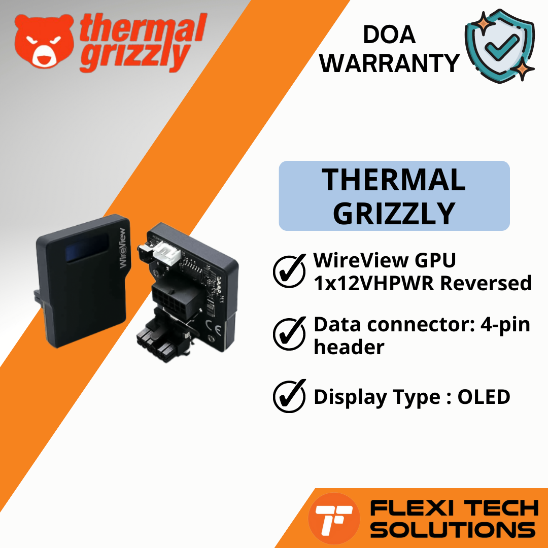 Flexi Tech THERMAL GRIZZLY WireView Device for measuring the power ...