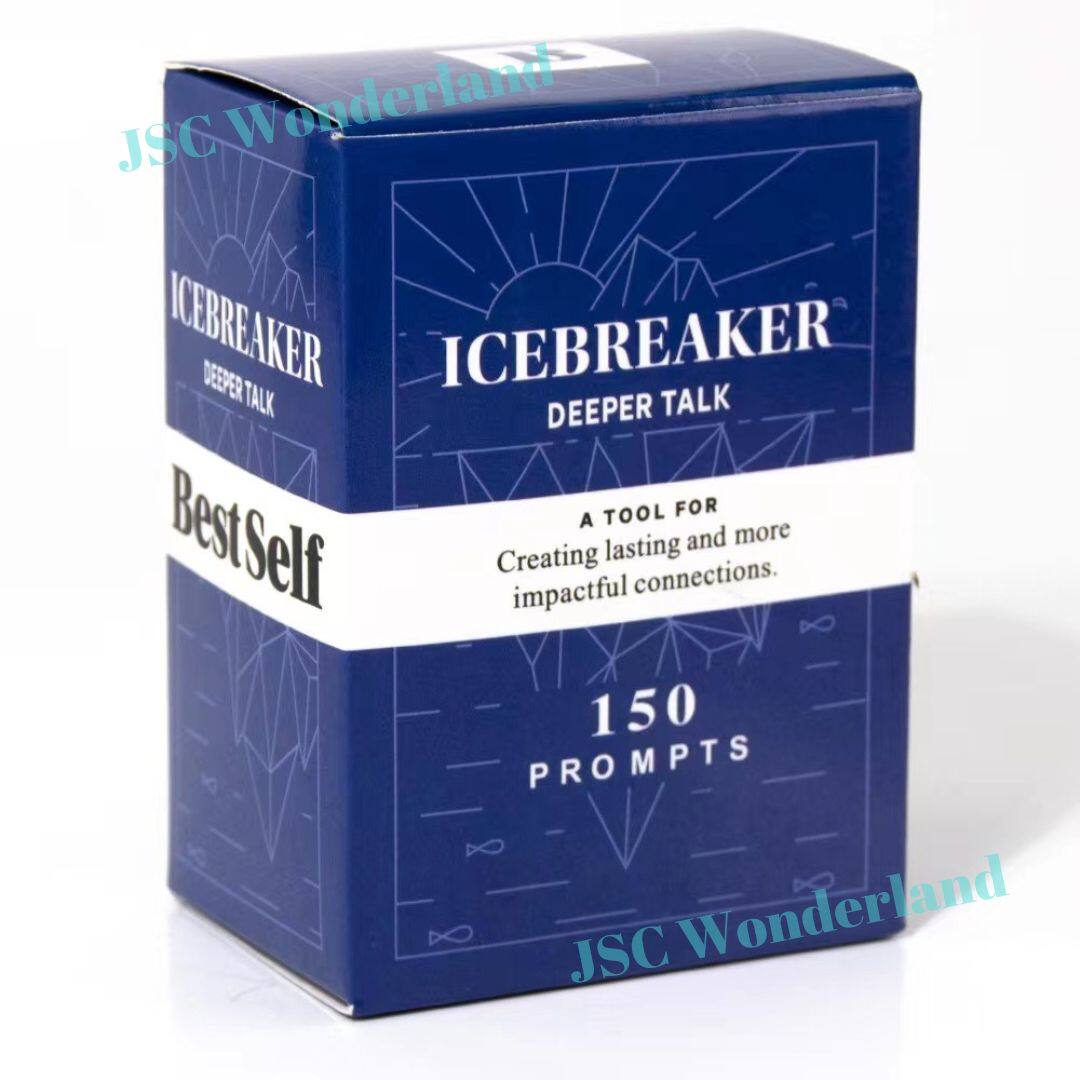 Icebreaker Deck Deeper Talk Conversation Card Pack to Expand ...