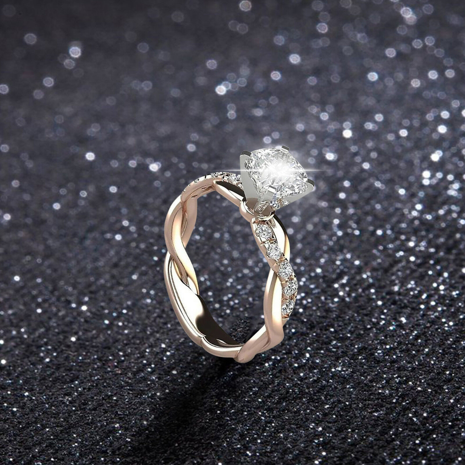 Promise Anniversary Princess Party Gift Valentine's Ring Engagement ...