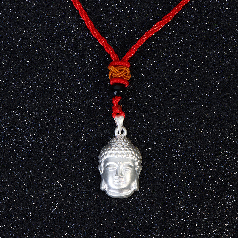 Buddha Head Pendant Necklace Buddhism Necklace for Women Men Jewelry ...