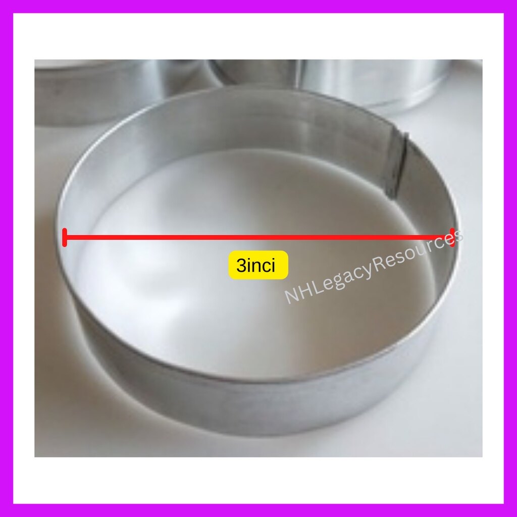 1pcs Ring Burger Ring Donut Ring Roti Arab Acuan Roti Acuan Bulat Acuan ...