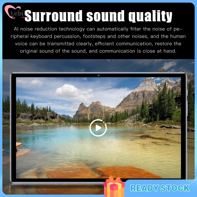 Bilber คอนโซลเกมสำนักงานแท็บเล็ตพีซีเครือข่าย4G 10.1นิ้ว4 64G X90แท็บเล ...