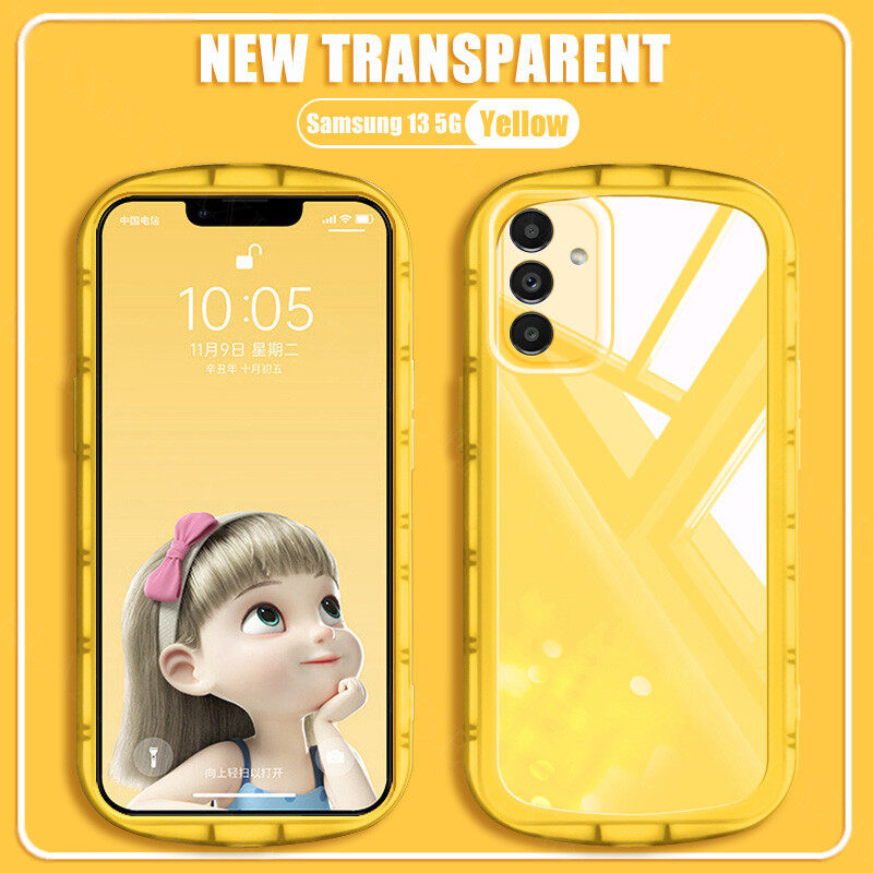 Samsung Galaxy A13 5G/เคสโทรศัพท์ A04S New Transparent Big Eyes Ultra ...