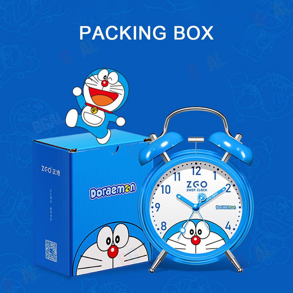 Doraemonนาฬิกาปลุกโดราเอมอนของแท้ 100% คลาสสิกดังพร้อมไฟพื้นหลังป้องกัน ...