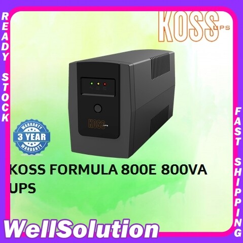 KOSS FORMULA 800E 800VA UPS Uninterruptible Power Supply | Lazada