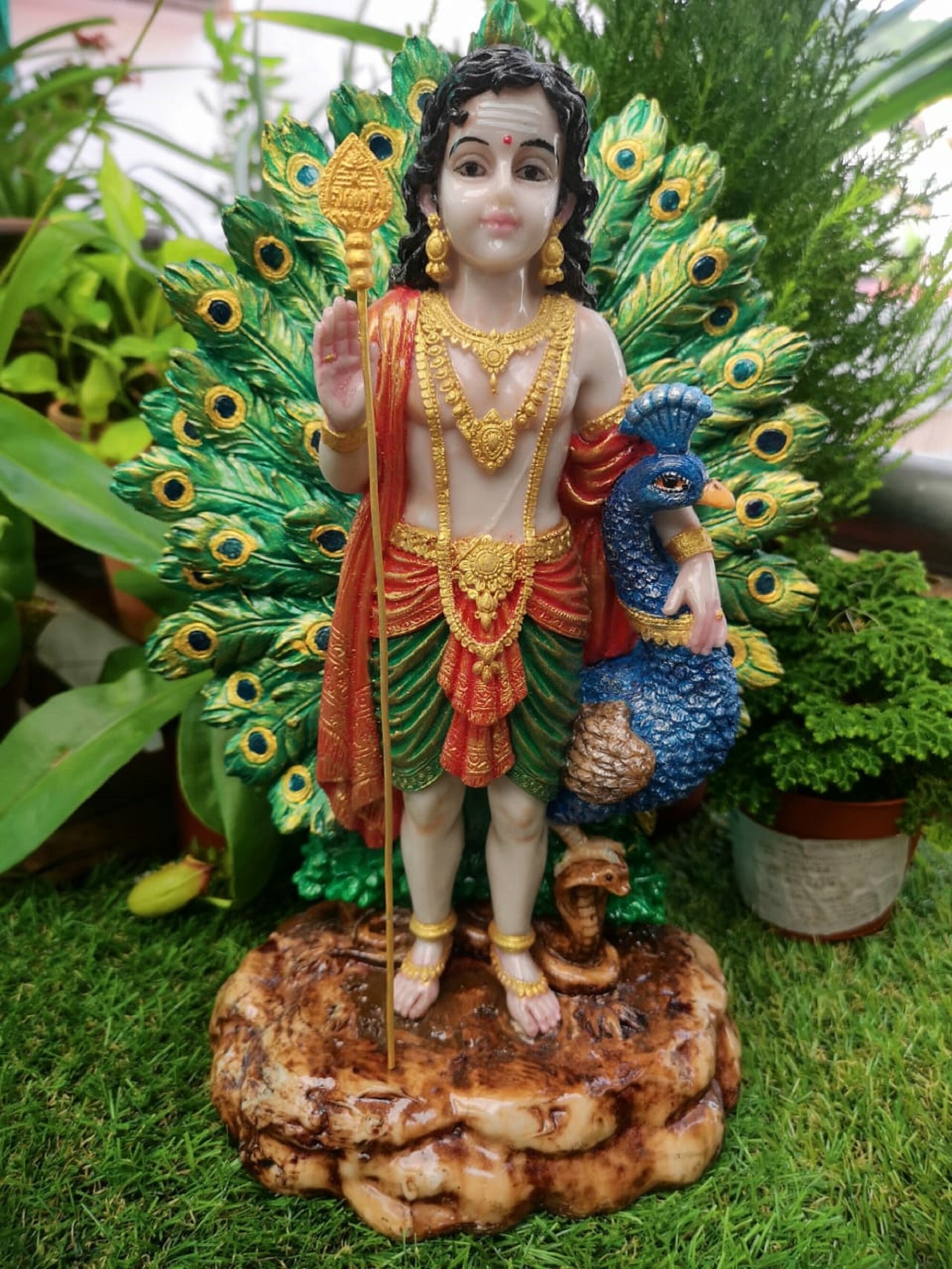 Lord Mayil Murugan statue | Lazada