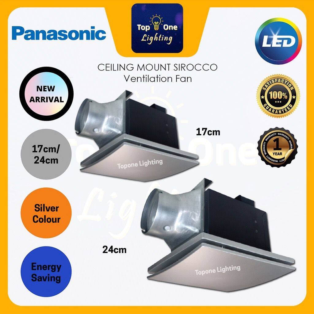 Panasonic Ceiling Mount Sirocco Ventilation Fan | Shelly Lighting