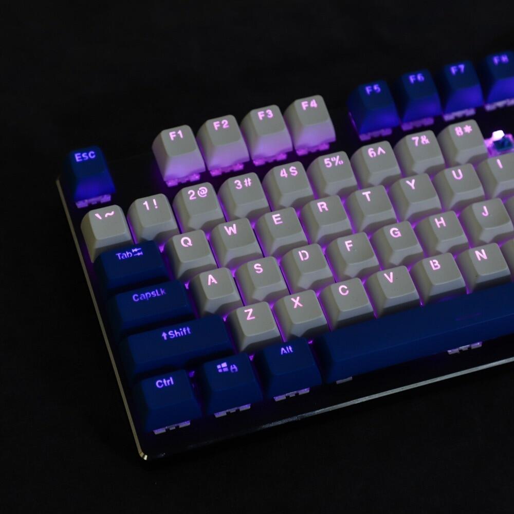 SA Profile 104 Key Double Shot Shine Through Dolch PBT Ball Shape GK61 ...