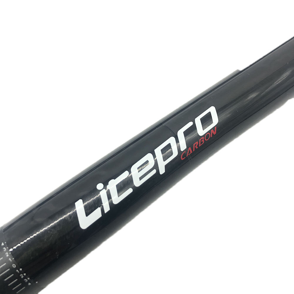 Litepro คาร์บอน MTB แฮนด์จักรยานพับได้ Brompton บาร์จับแนวนอน25.4*580 ...