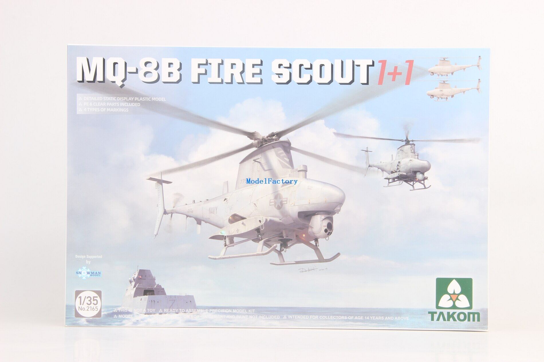 Takom 2165 1/35 MQ-8B FIRE SCOUT 1+1 Model Kit | Lazada PH