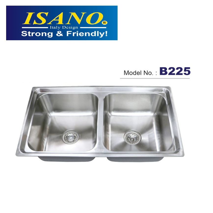 SNC - Isano Double Bowl Sink - B225 | Lazada