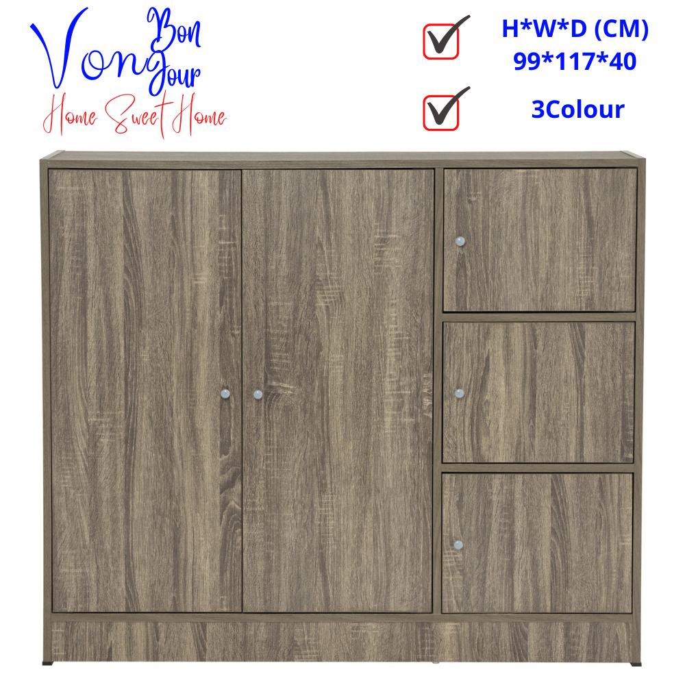 Von Bonjour 5 Doors Almari pakaian kanak-kanak/5 pintu children ...