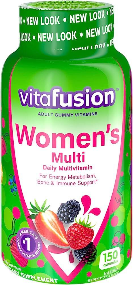 VitaFusion, Women's Multi, Daily Multivitamin, Natural Berry, 150 ...