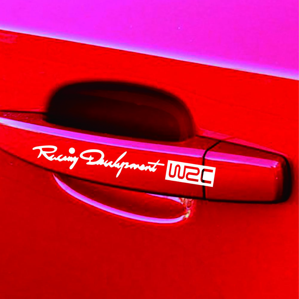 chaotui45441® 4Pcs WRC Door Handle Stickers Decal Rally Car for Toyota ...