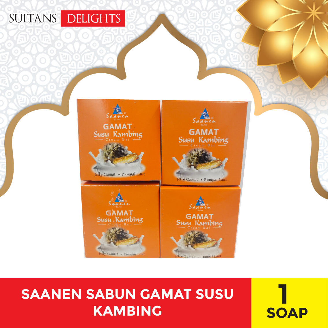 SAANEN SABUN SUSU KAMBING GAMAT 100 GRAM | Lazada