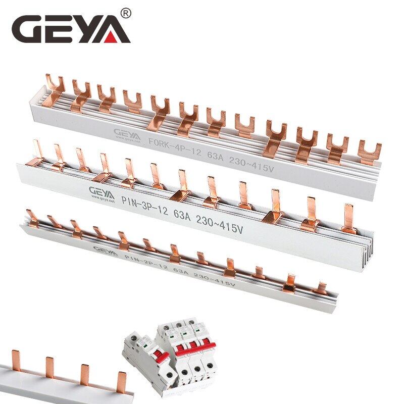 Geya Copper Busbar For Circuit Breaker Pin Type Fork Type Mcb Connector ...