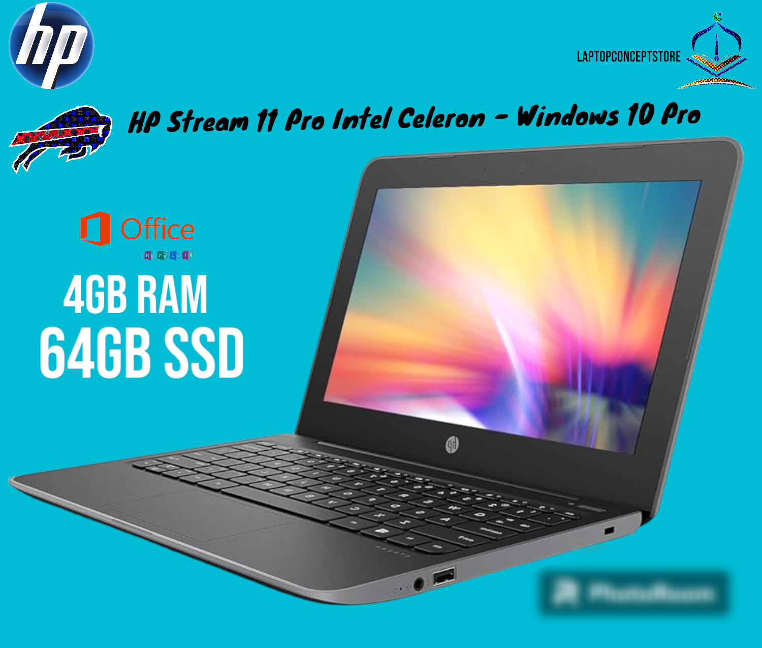 HP LAPTOP Stream 11 Pro G4 Celeron N3050 4GB RAM 64 GB SSD | Lazada