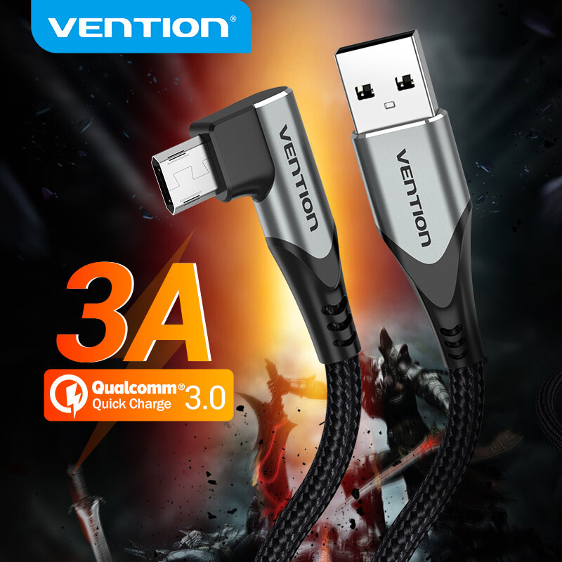 Vention Micro USB Cable 3A Micro USB Fast Charging Date Cable USB 2.0 A ...