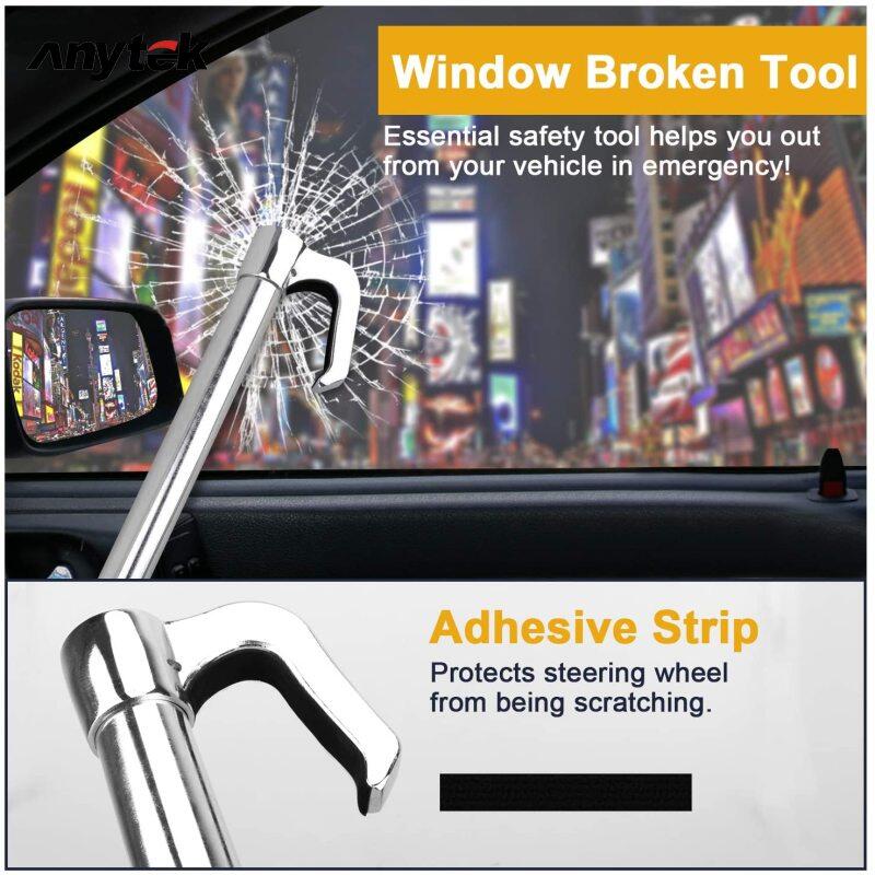 PL พวงมาลัยสากลที่ล็อกเบรก Anti-Theft Retractable Double Hook คลัตช์ ...