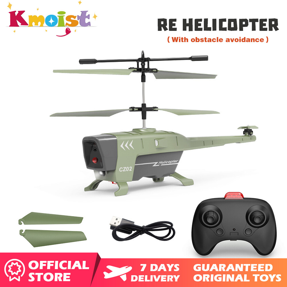 Kmoist 2.4กรัมเฮลิคอปเตอร์ควบคุมระยะไกลที่มีฟังก์ชั่นหลีกเลี่ยงอุปสรรคฤดูใบไม้ร่วงทนมินิ ...