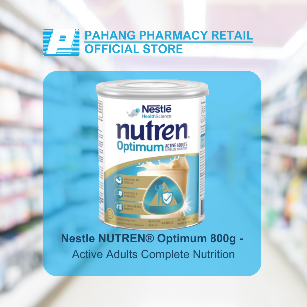 Nestle NUTREN® Optimum 800g - Active Adults Complete Nutrition | Lazada