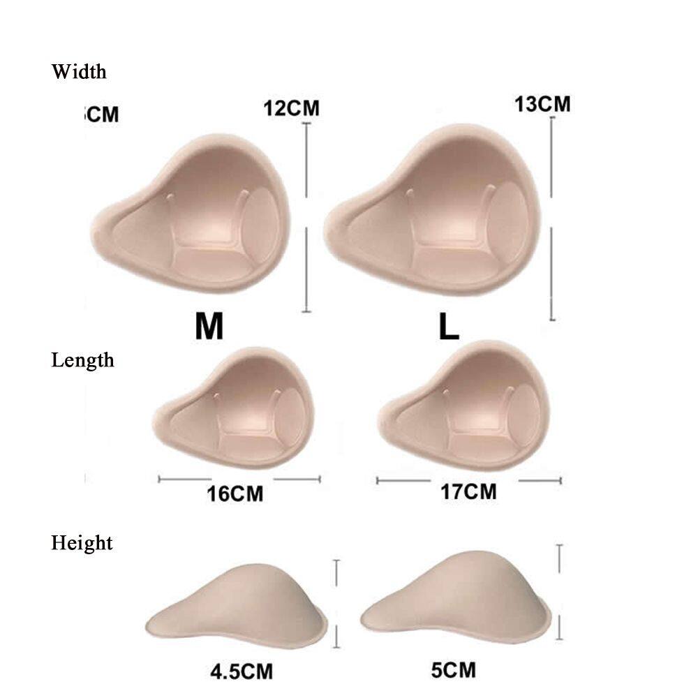 TOMANY ปรับ Push Up Bra Pads สามเหลี่ยมแทรกหน้าอกฟองน้ำ Pad เต้านม Bra ...