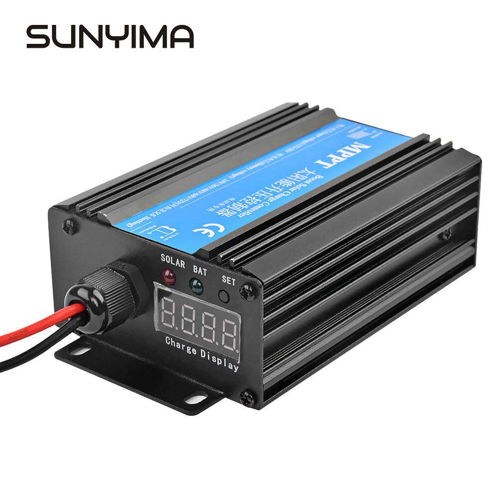 SUNYIMA 24V 48V 72V 300W MPPT Boost Solar Charge Controller Boost Set-up Charger Car Battery ...